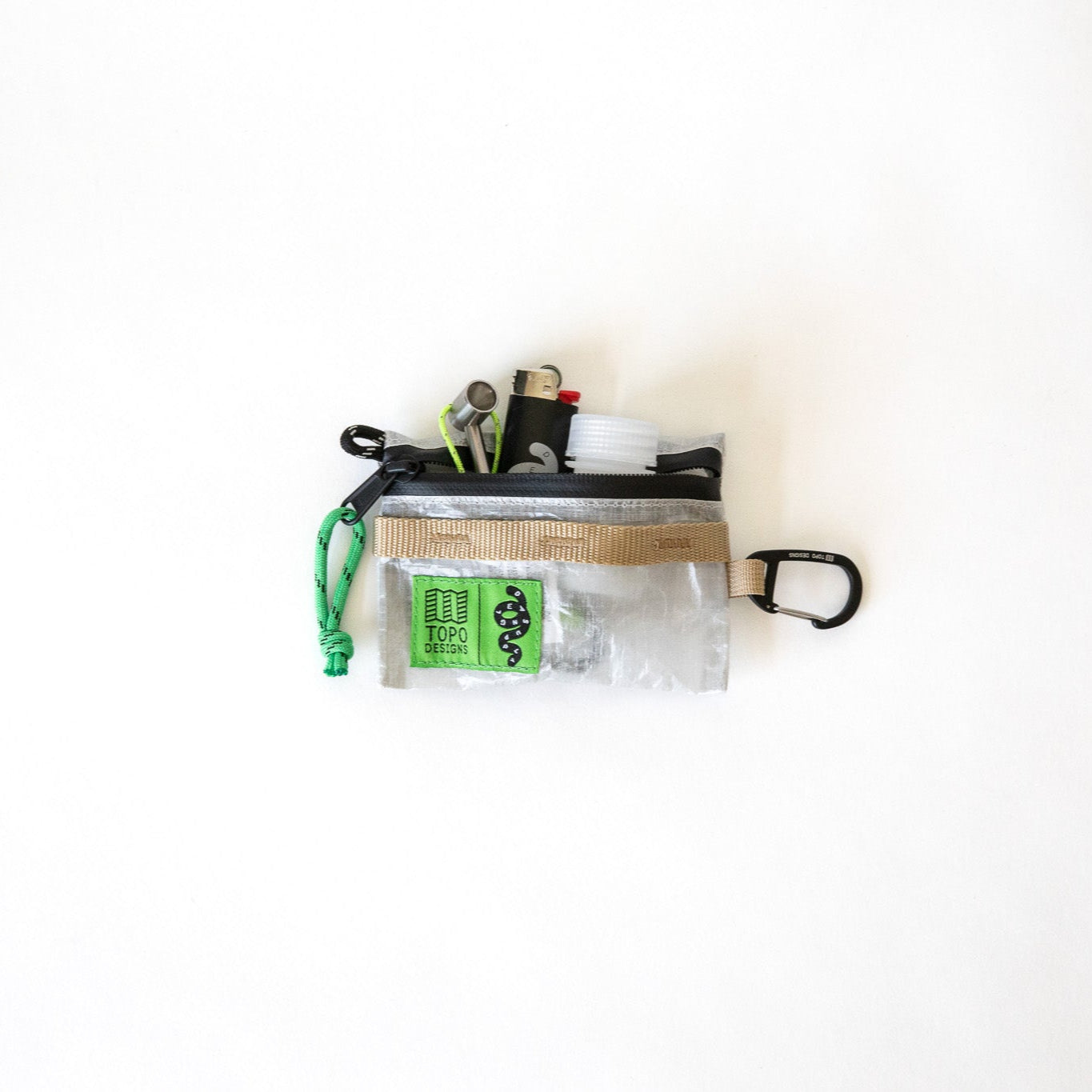 Topo Designs x Dangle Supply Mountain Accessory Bag - Micro (White)